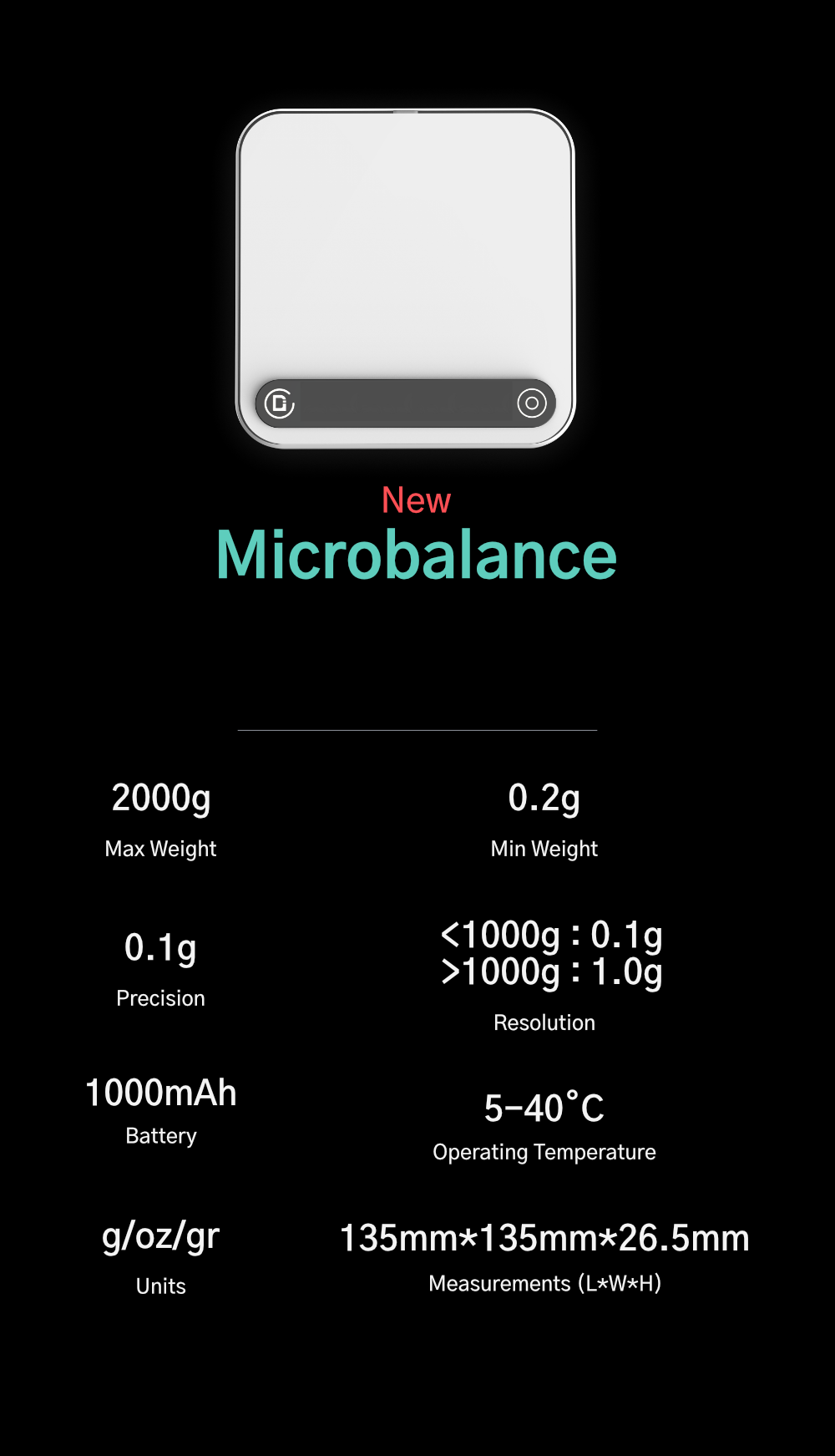 Microbalance - Coffee Brewing Scale – DiFluid